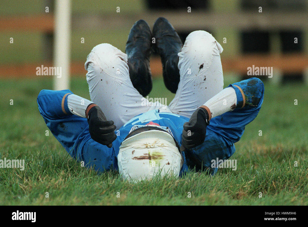 Horse and jockey fall hi-res stock photography and images - Alamy