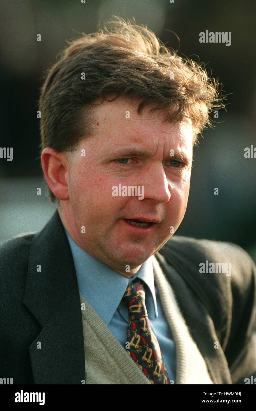 TIM EASTERBY RACE HORSE TRAINER 23 March 1999 Stock Photo - Alamy