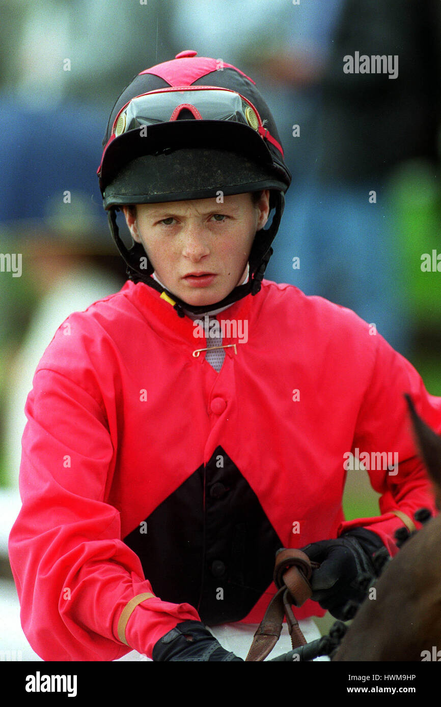ANGELA HARTLEY JOCKEY 16 June 1999 Stock Photo - Alamy