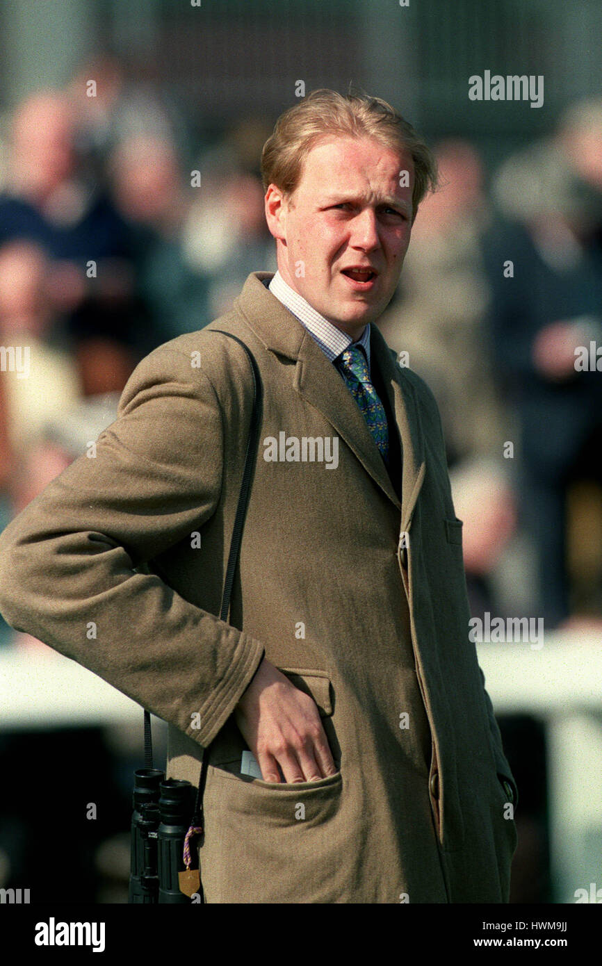 ED DUNLOP RACE HORSE TRAINER 29 March 1999 Stock Photo - Alamy