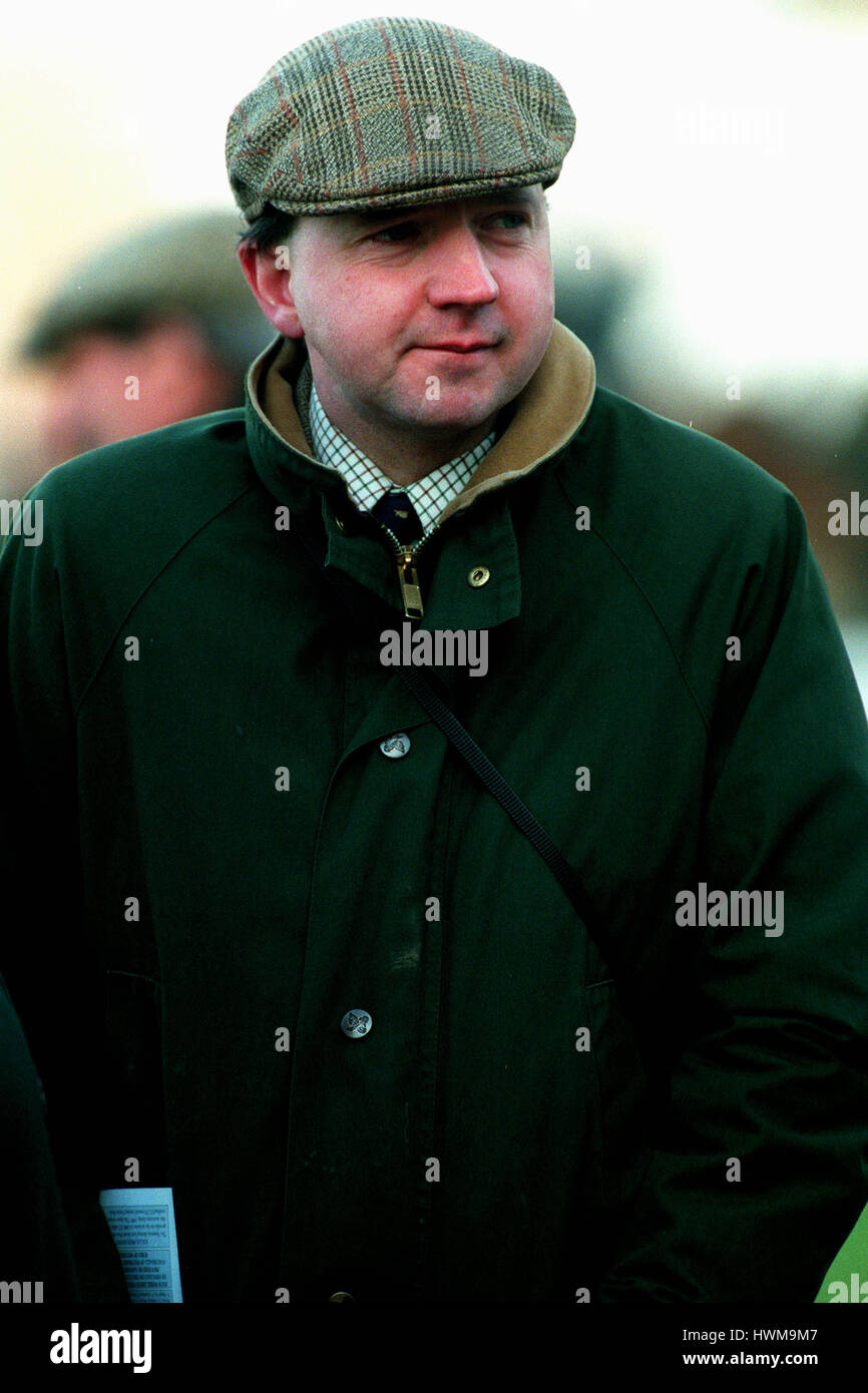 TIM EASTERBY RACE HORSE TRAINER 25 January 1999 Stock Photo - Alamy
