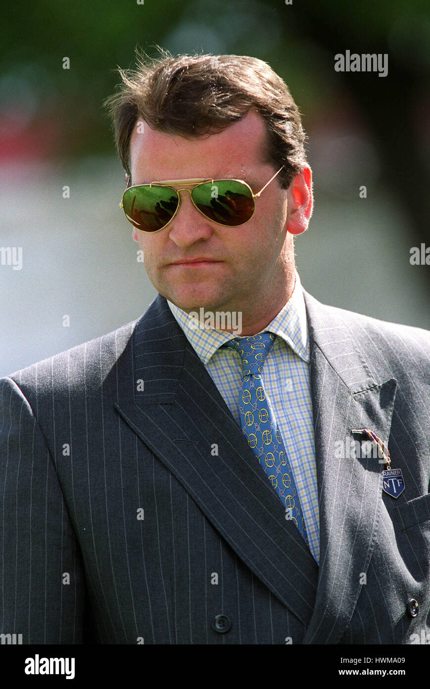 BRIAN MEEHAN RACE HORSE TRAINER 09 September 1999 Stock Photo - Alamy