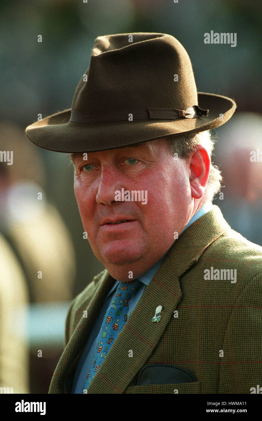 DAVID NICHOLSON RACE HORSE TRAINER 23 March 1999 Stock Photo - Alamy