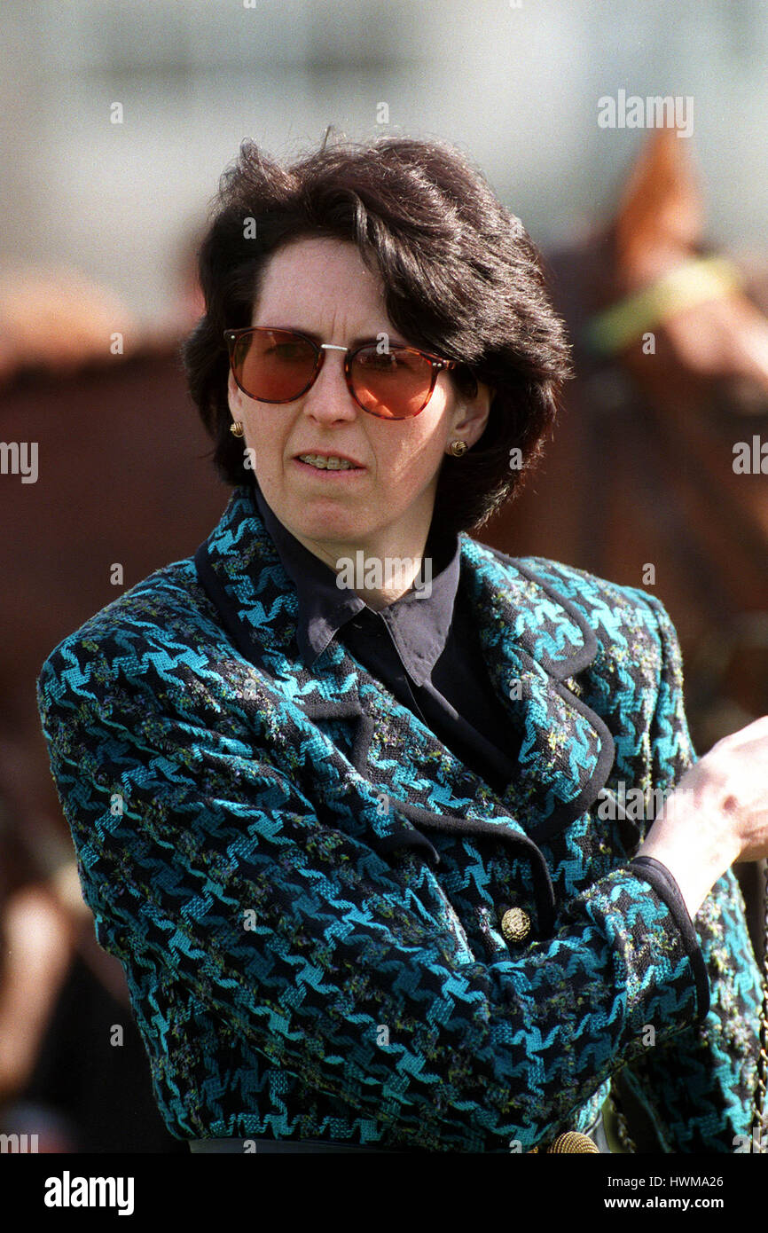 VENETIA WILLIAMS RACE HORSE TRAINER 23 March 1999 Stock Photo - Alamy