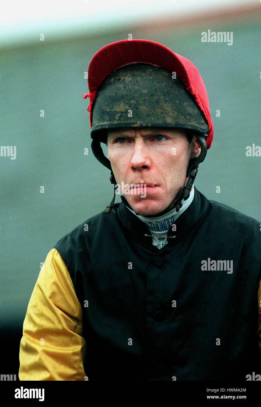 MICK FITZGERALD JOCKEY 26 January 1999 Stock Photo - Alamy