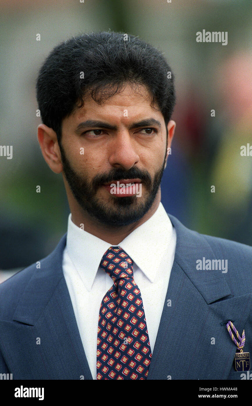 SAEED BIN SUROOR RACE HORSE TRAINER 14 May 1999 Stock Photo - Alamy