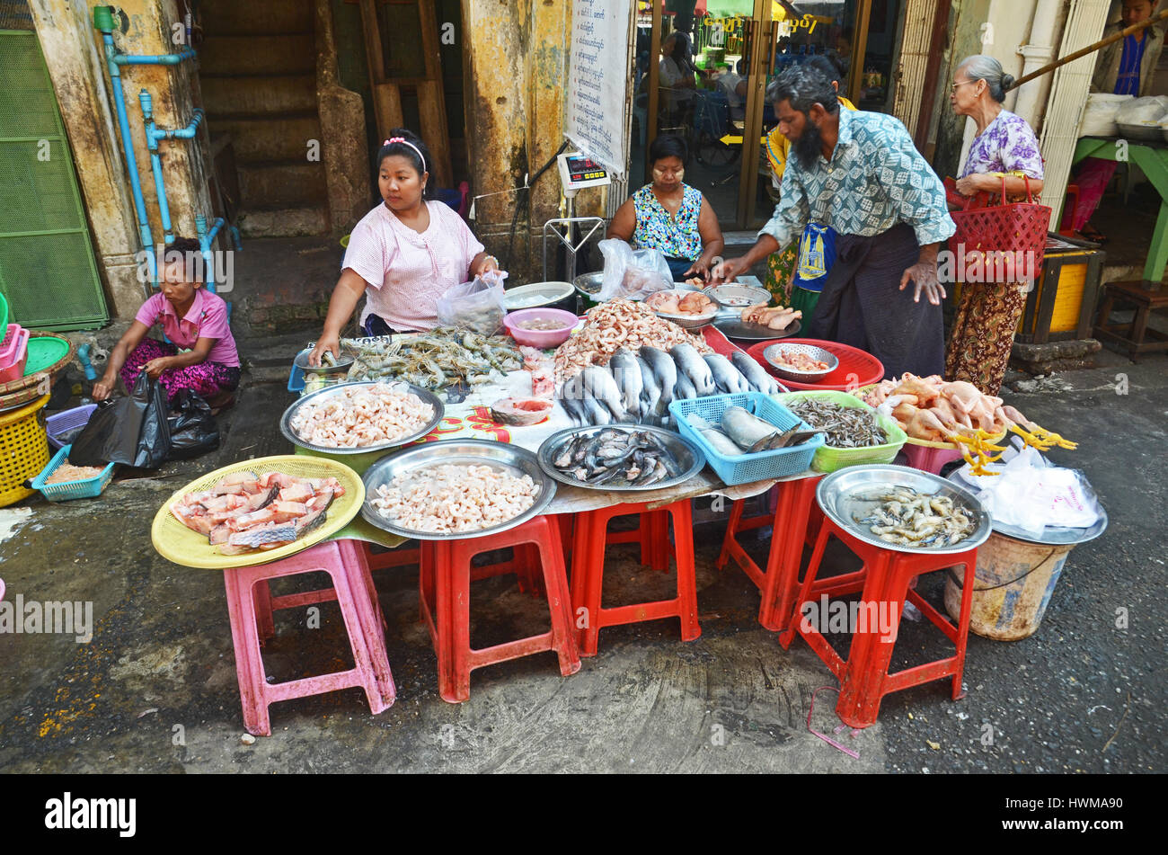 Yangon Seafood High Resolution Stock Photography and Images - Alamy