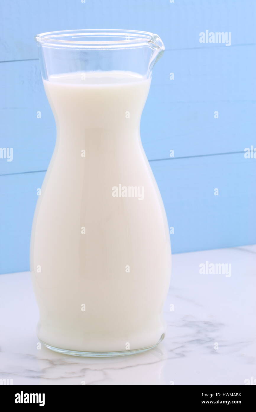 Delicious fresh milk, one of the primary sources of nutrition on ...