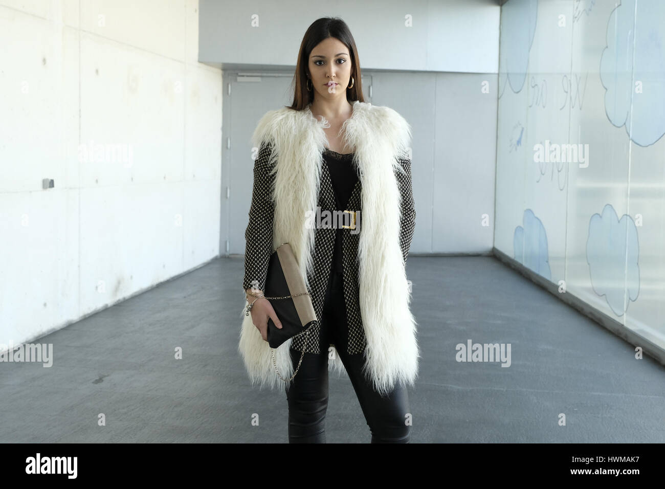 Madrid Fashion Week FW 2017 - Street style Featuring: Street Style ...