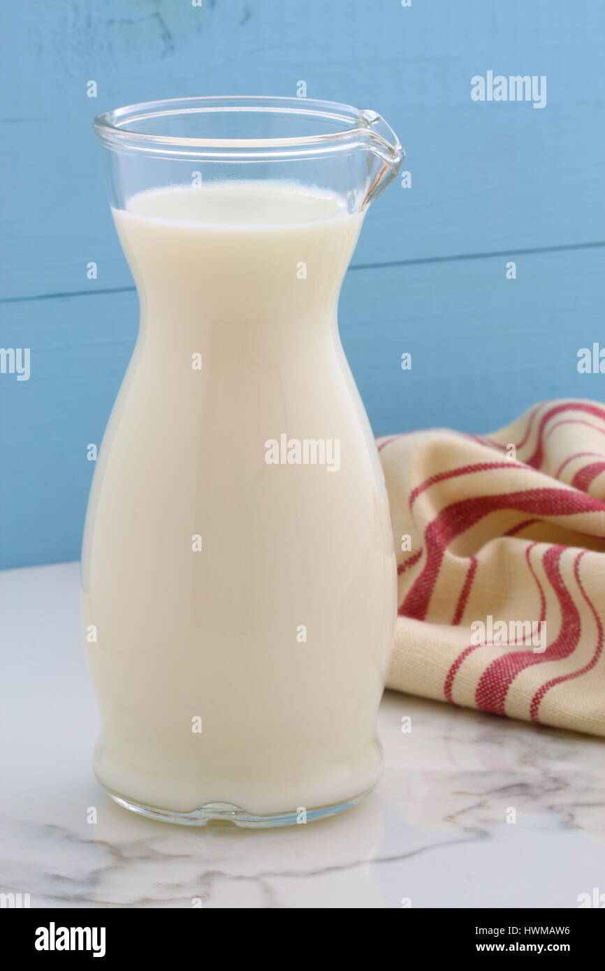 Delicious fresh milk, one of the primary sources of nutrition on ...