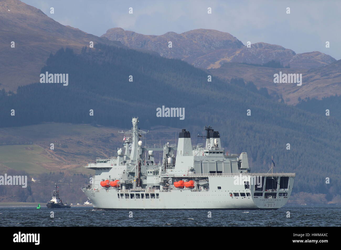 RFA Fort Victoria (A387), a Fort Victoria-class multi-role ...