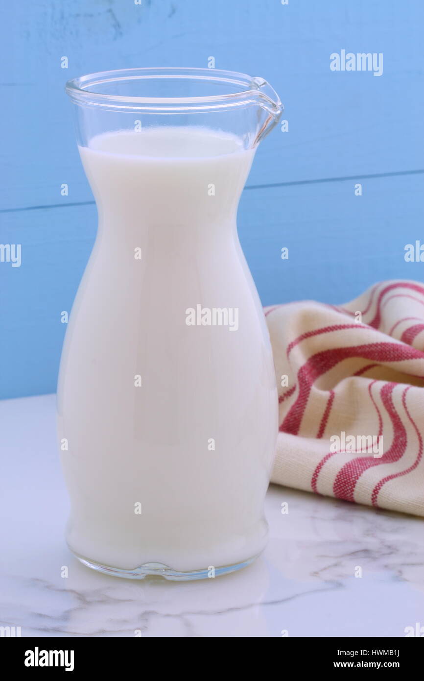 Delicious fresh milk, one of the primary sources of nutrition on ...