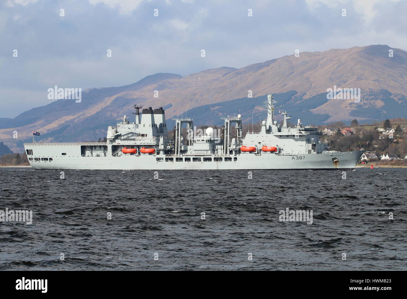 RFA Fort Victoria (A387), a Fort Victoria-class multi-role ...