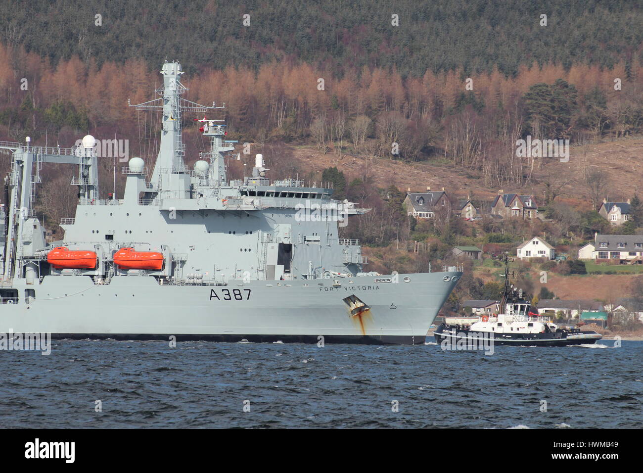RFA Fort Victoria (A387), a Fort Victoria-class multi-role ...