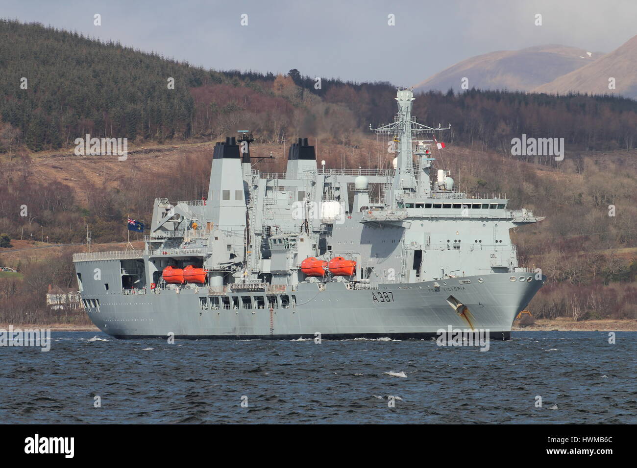 RFA Fort Victoria (A387), a Fort Victoria-class multi-role ...