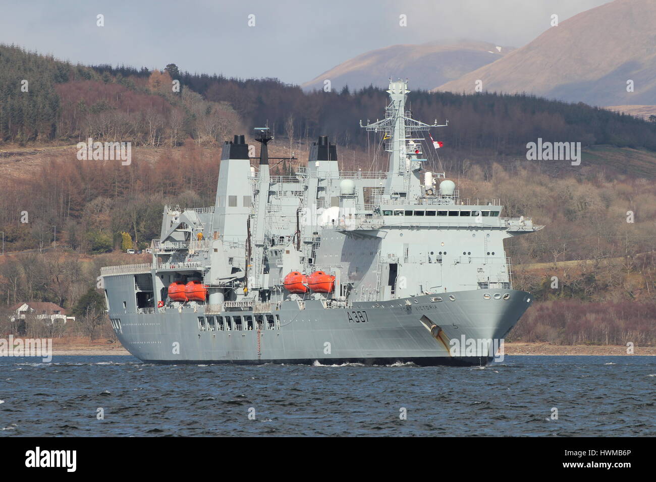 RFA Fort Victoria (A387), a Fort Victoria-class multi-role ...