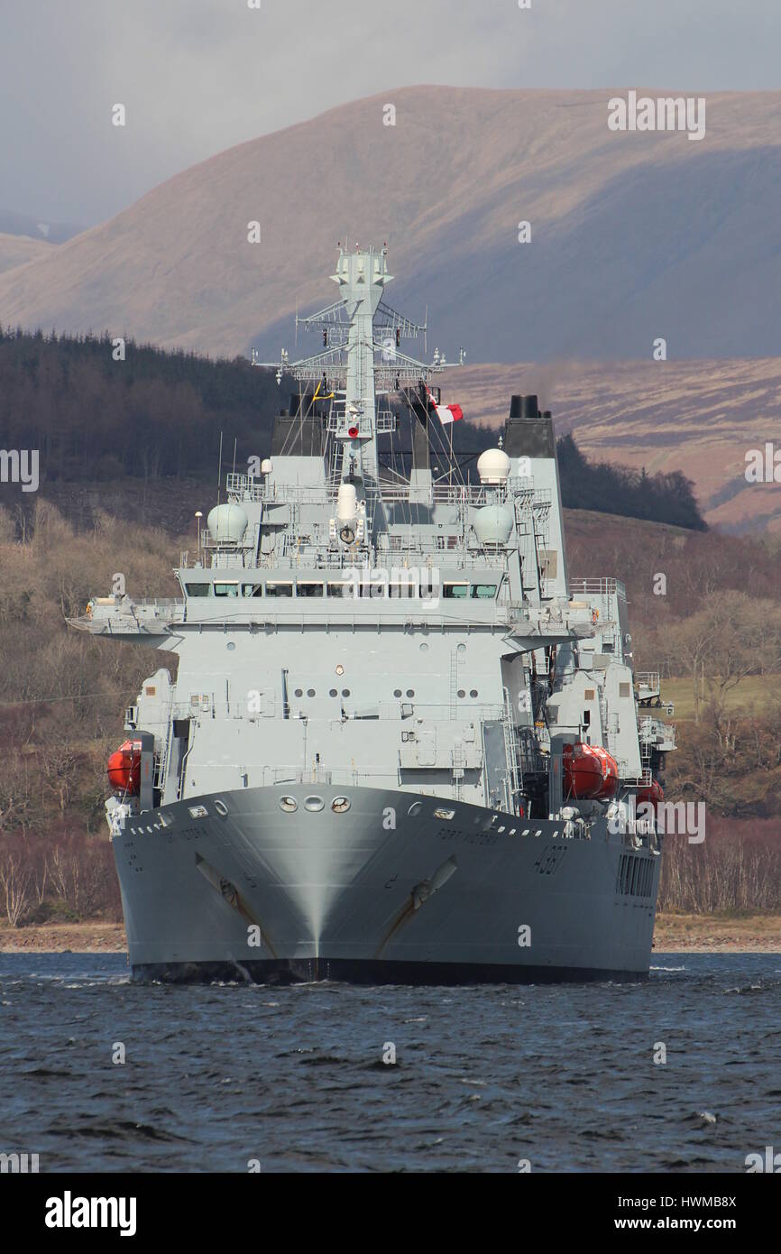 RFA Fort Victoria (A387), a Fort Victoria-class multi-role ...