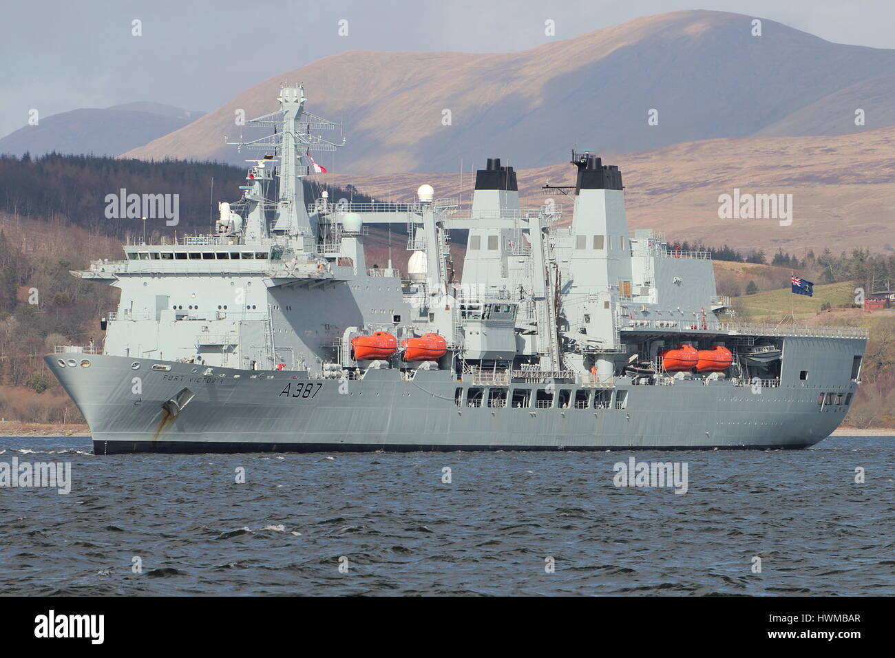 RFA Fort Victoria (A387), a Fort Victoria-class multi-role ...