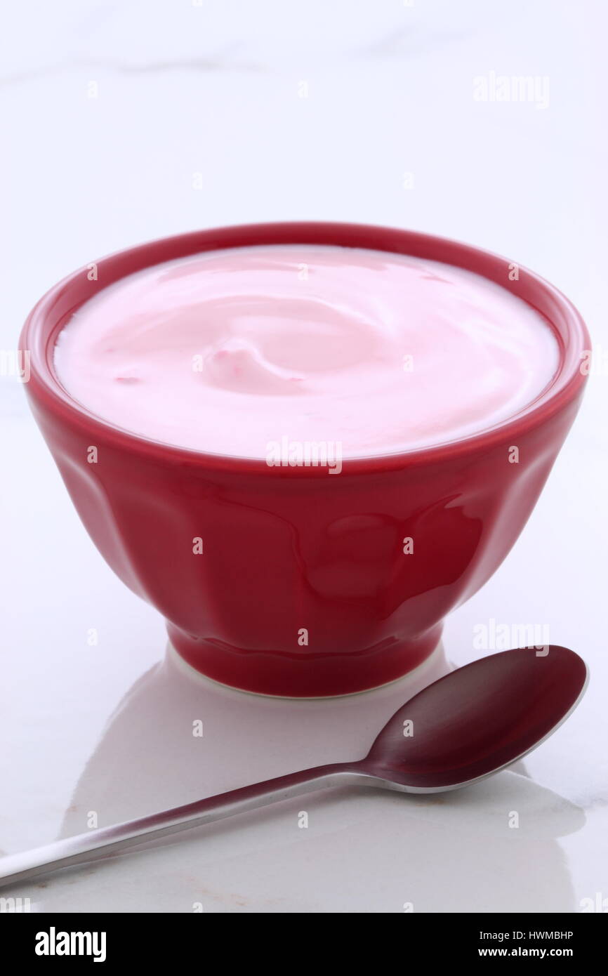 Artisan slow churned Greek strawberry yogurt, with lots of fruit and ...