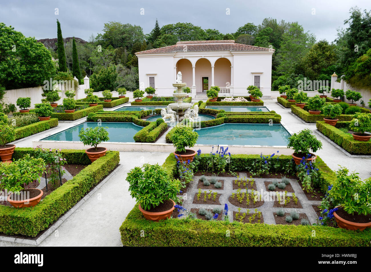 The Italian Renaissance garden at Hamilton Gardens Stock Photo - Alamy
