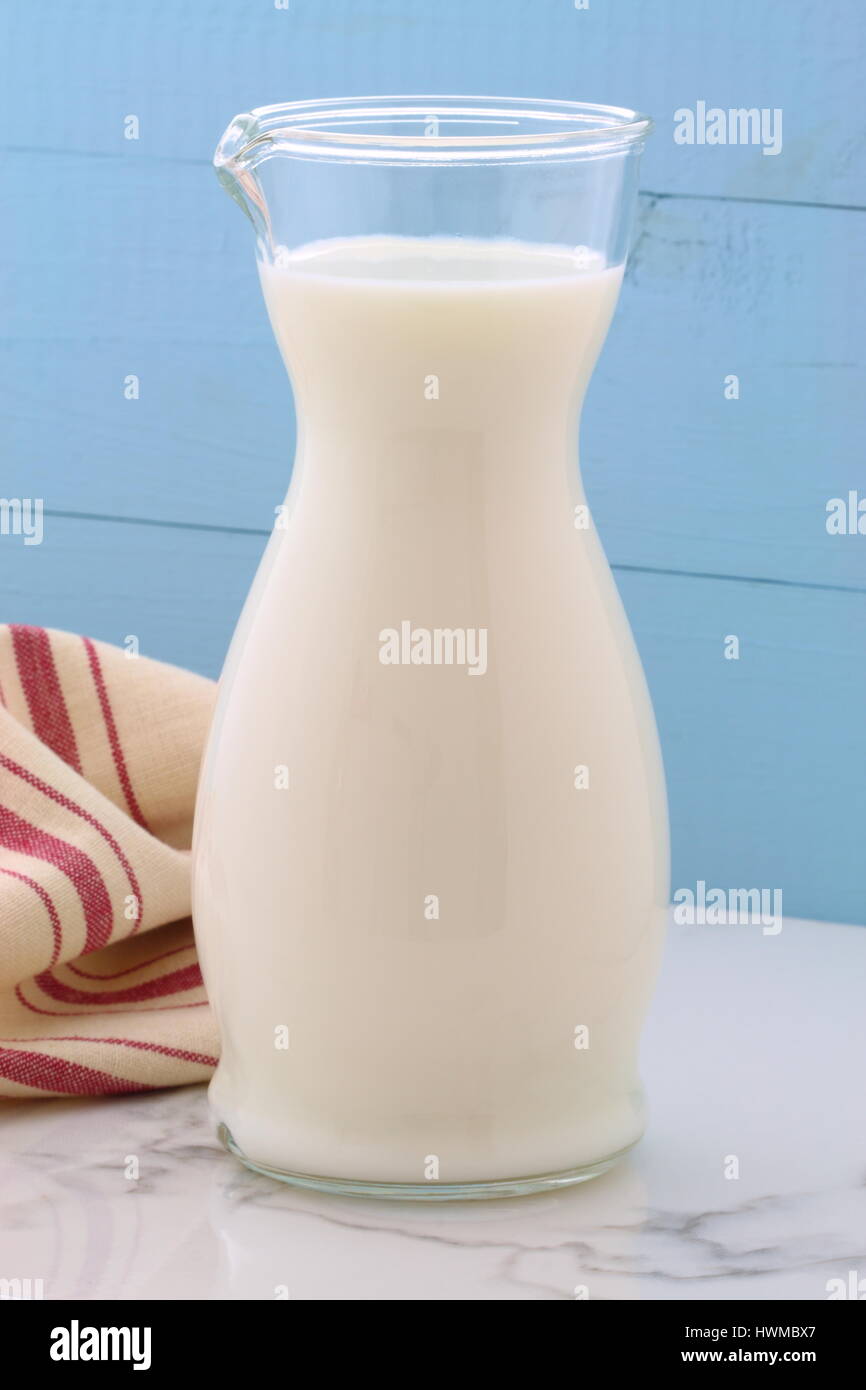 Delicious fresh milk, one of the primary sources of nutrition on ...