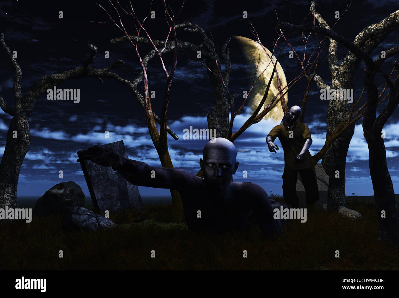 Zombies in nature hi-res stock photography and images - Alamy