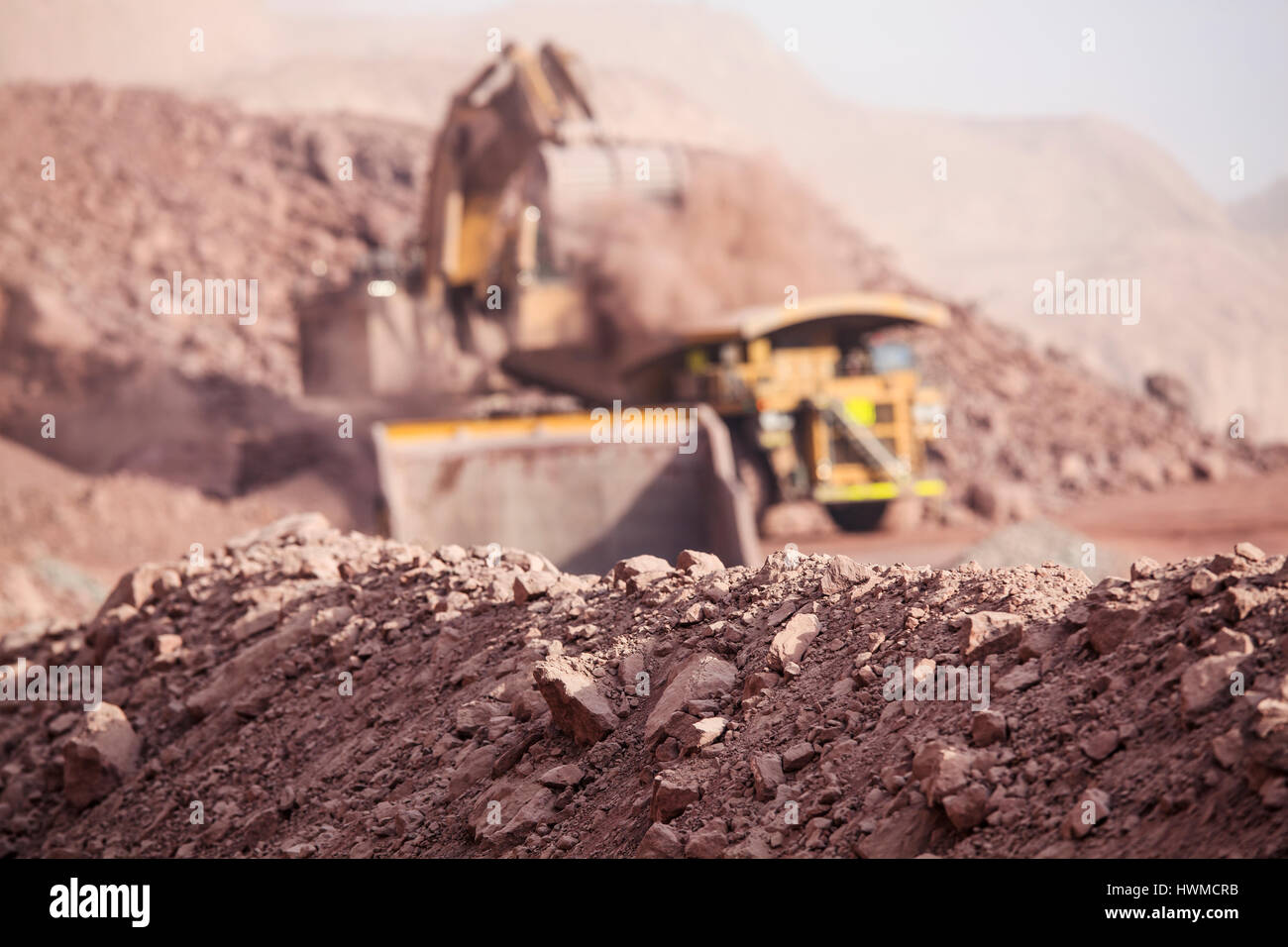 Loading copper ore on big hi-res stock photography and images - Alamy