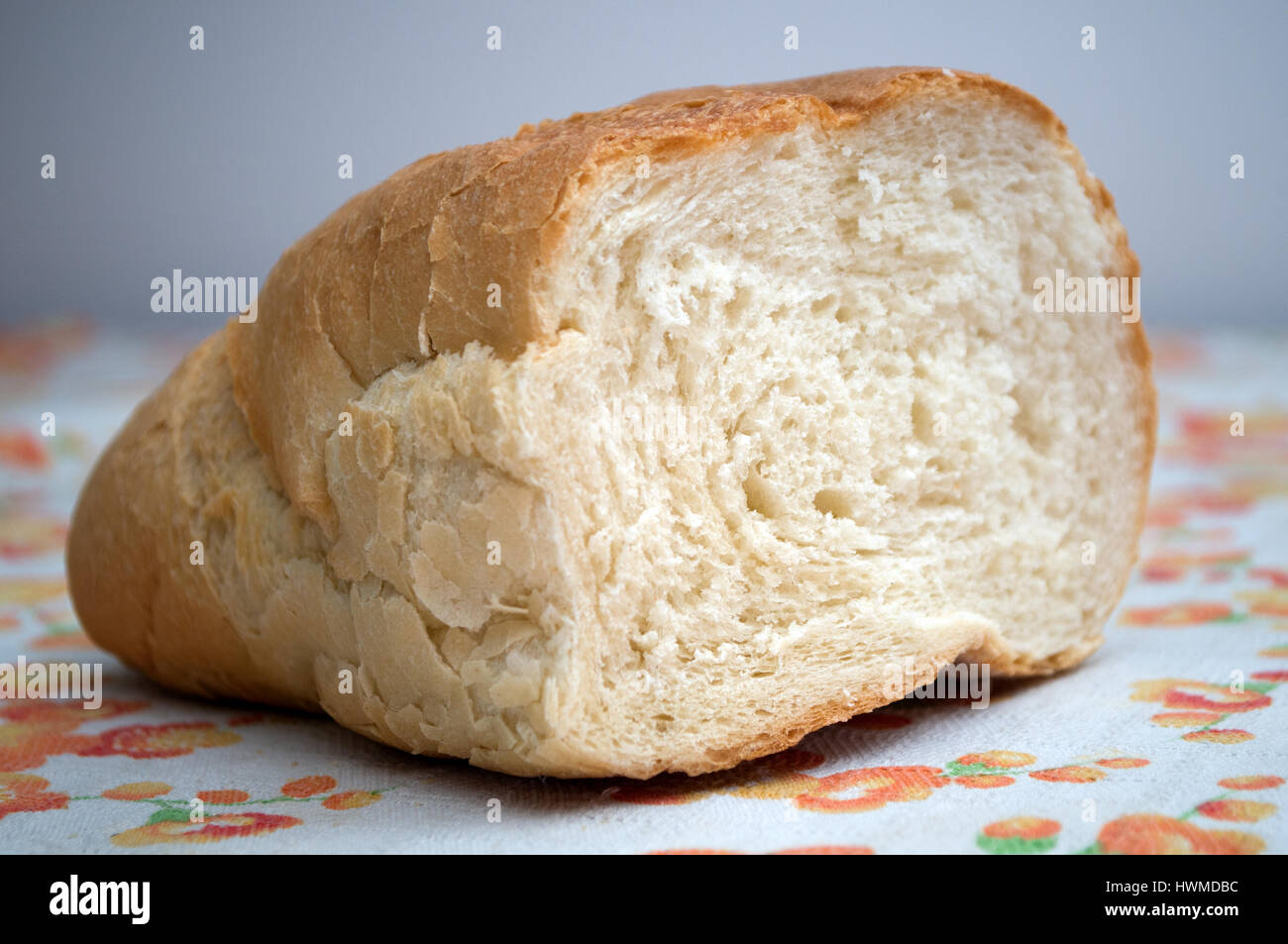 The sandwich with a big piece of bread Stock Photo - Alamy