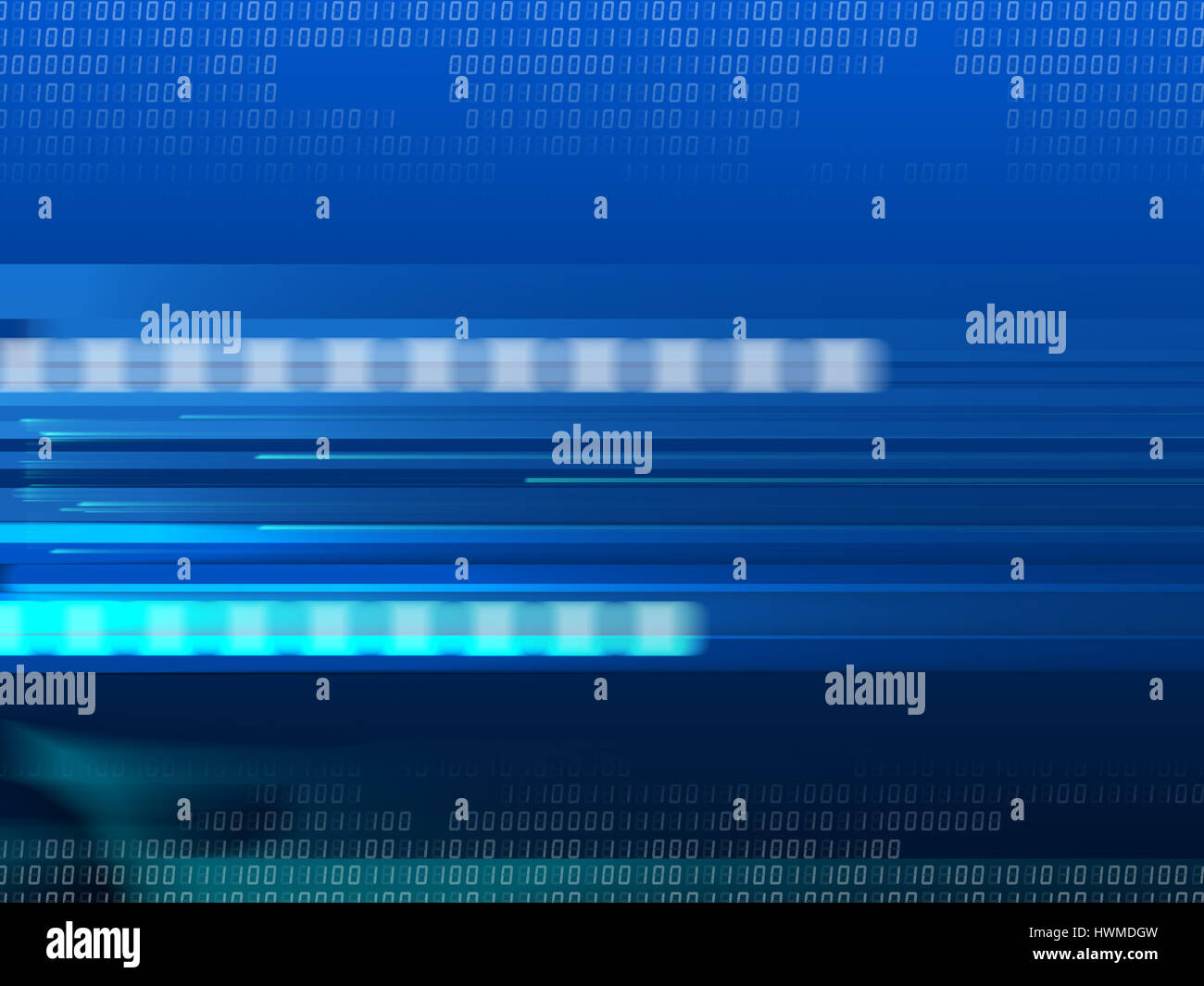 abstract 3d illustration of blue digital background Stock Photo - Alamy