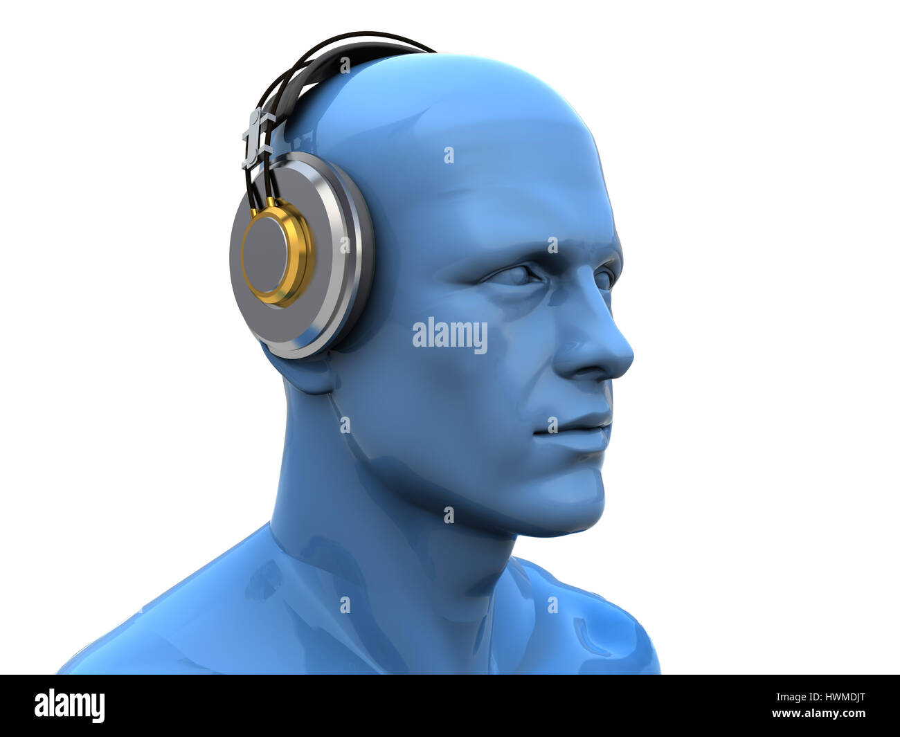 Abstract head phones hi-res stock photography and images - Alamy