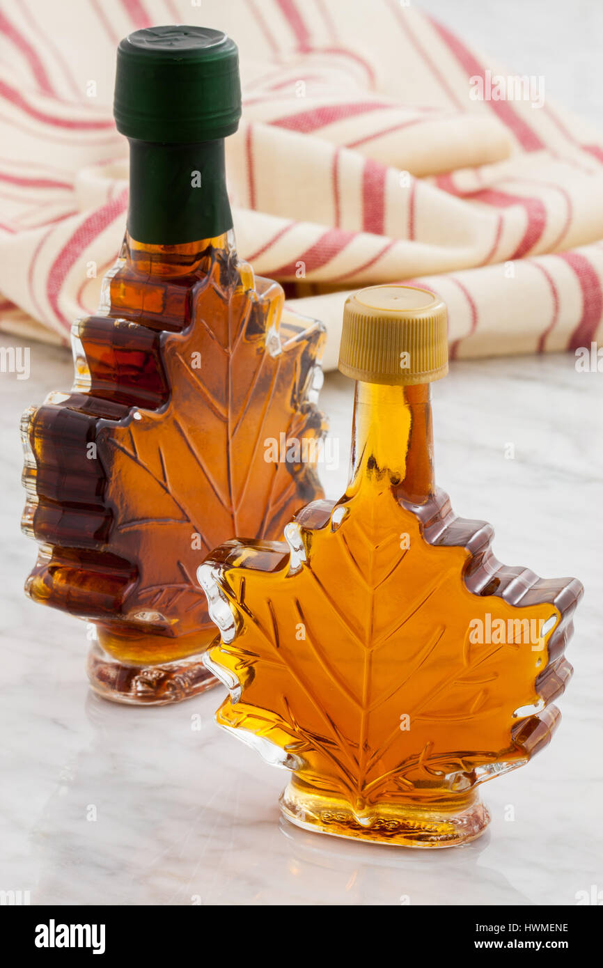 natural organic delicious maple syrup with a sweet delicate taste Stock ...