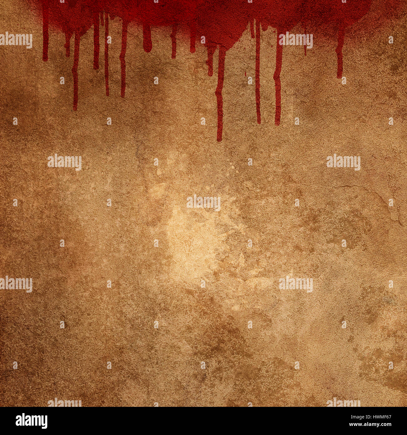 Bloody splats and drips on a grunge background Stock Photo - Alamy