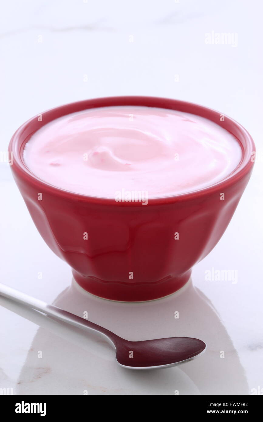 Artisan slow churned Greek strawberry yogurt, with lots of fruit and ...