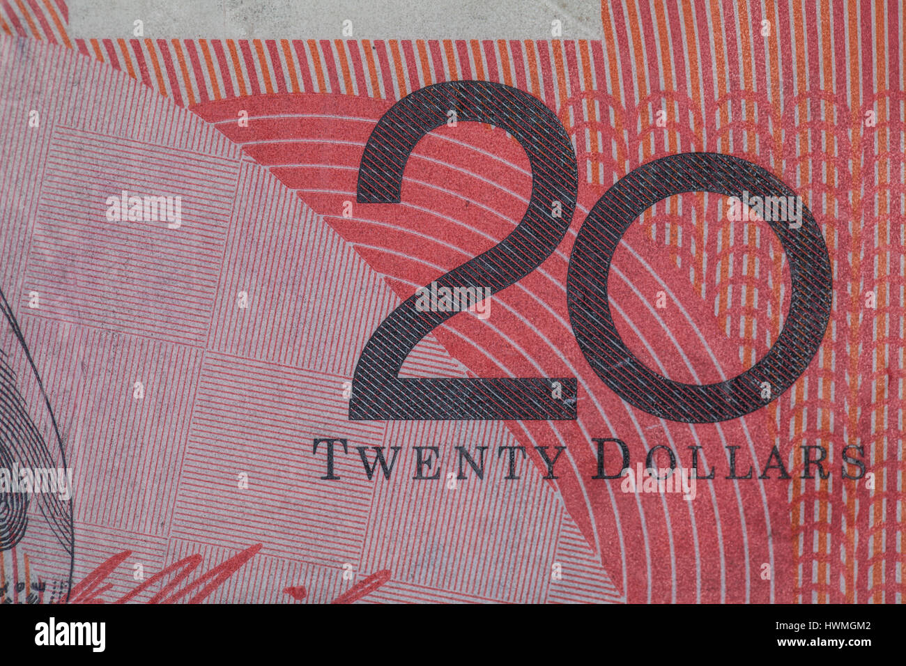 Twenty dollars bill Stock Photo - Alamy