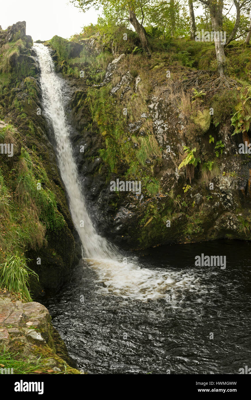 Linhope Spout in Northumberland National Park Stock Photo - Alamy