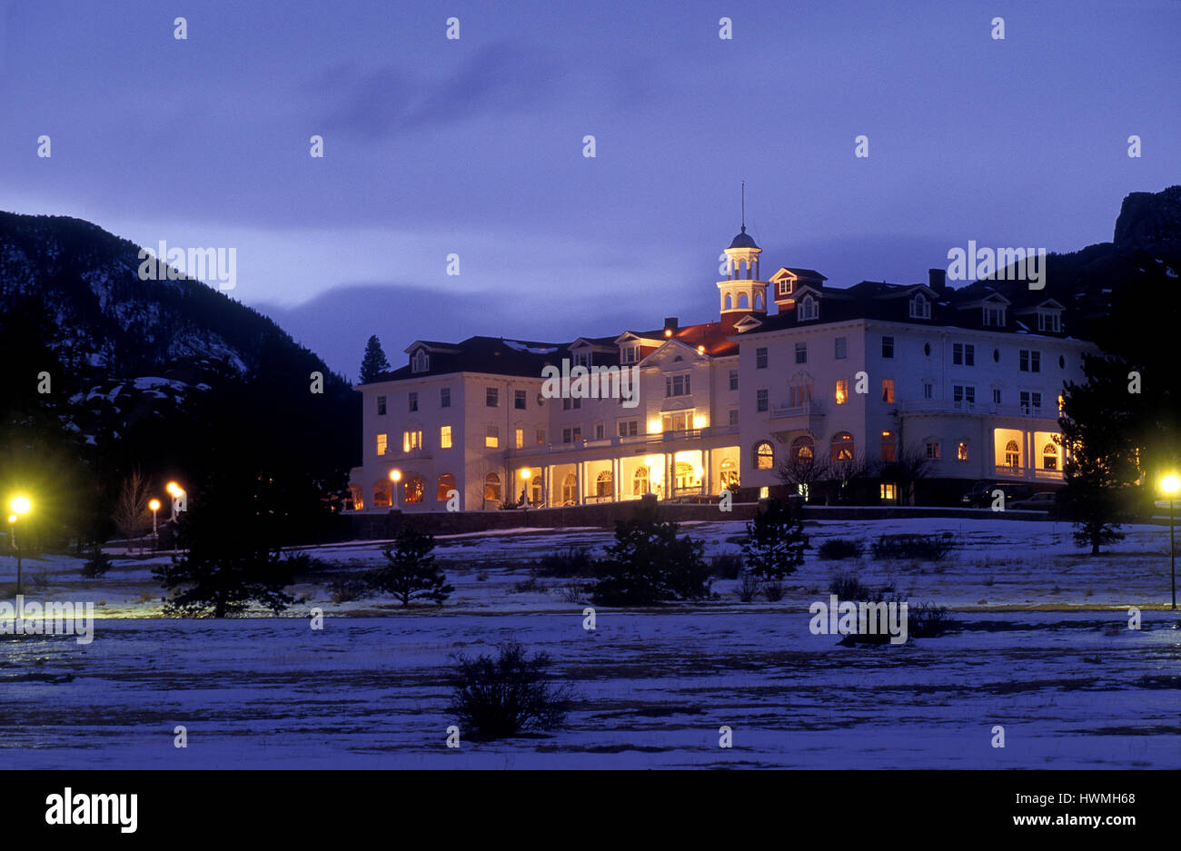 The Stanley Hotel Estes park Colorado USA 1995 Stock Photo - Alamy