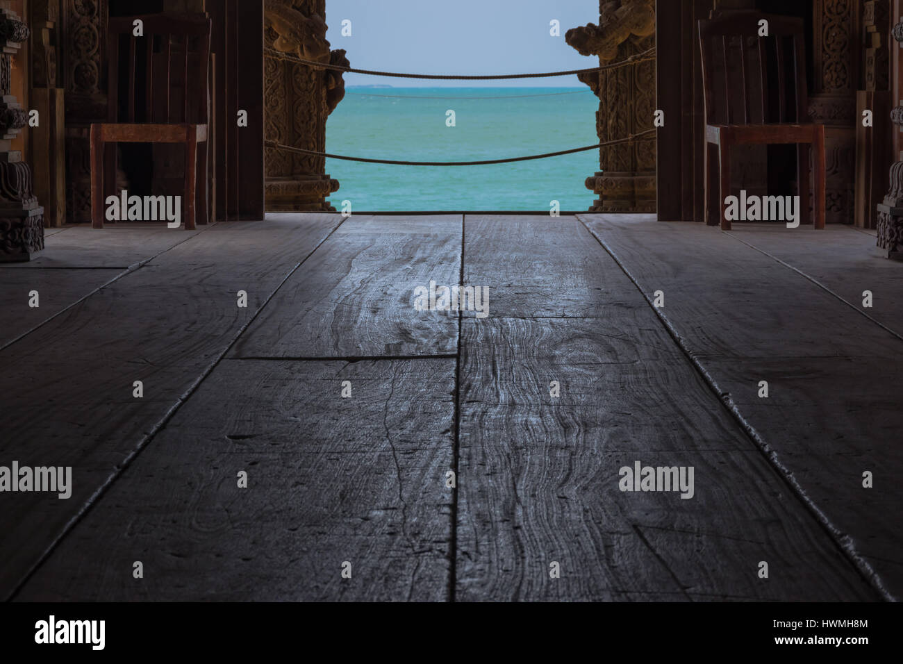 Sanctuary of truth pattaya interior hi-res stock photography and images ...