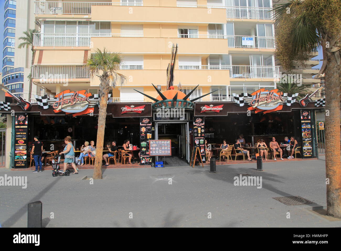 Benidorm nightlife hi-res stock photography and images - Alamy