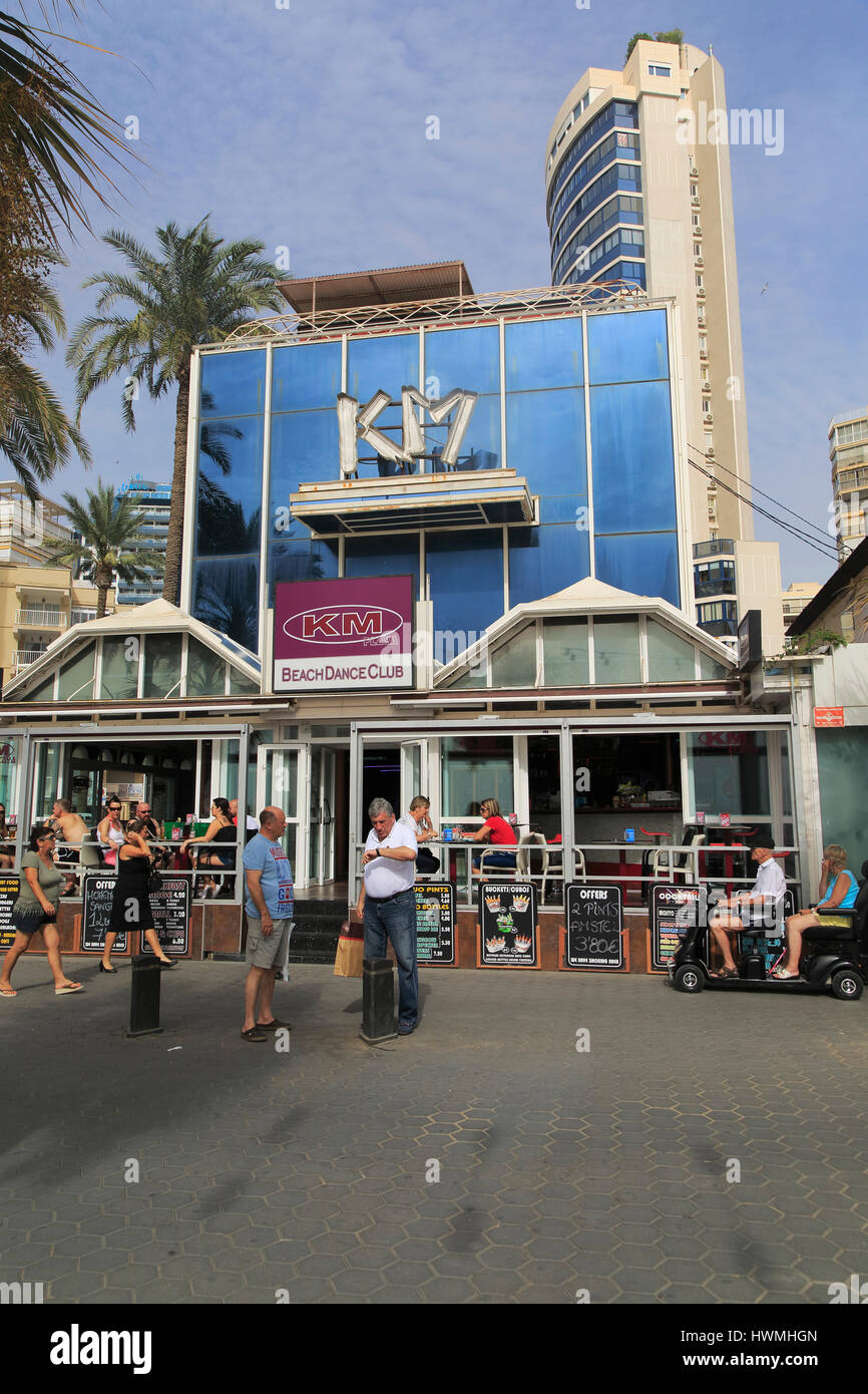 Benidorm beach bar hi-res stock photography and images - Alamy