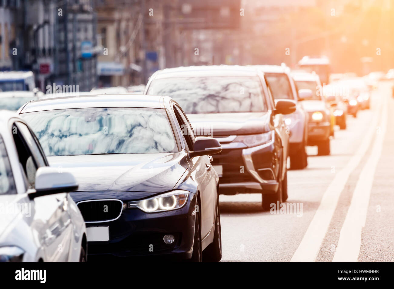 Cars Too Close On Street Driving High Resolution Stock Photography and ...