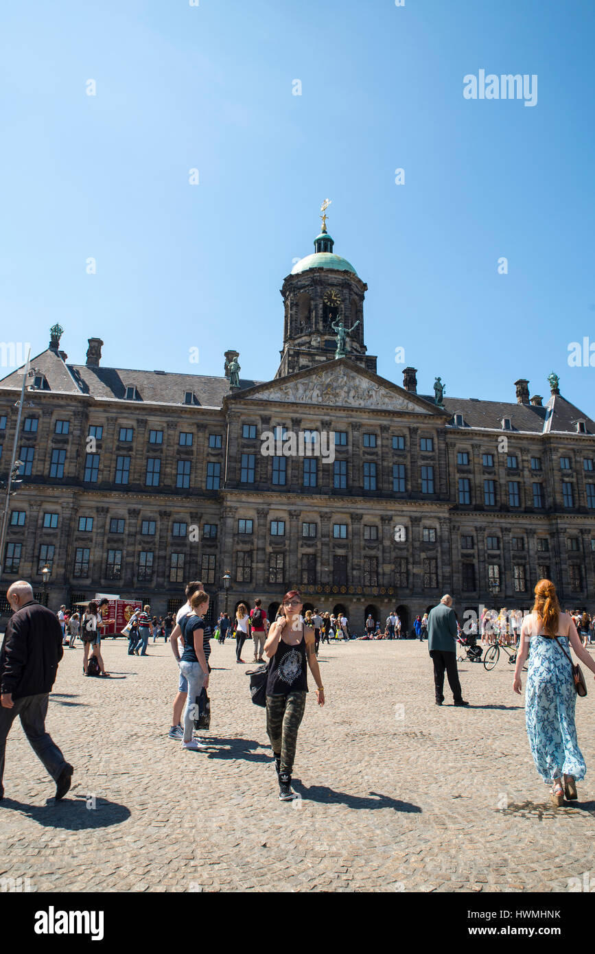Royal Palace, Dam Square, Amsterdam Stock Photo - Alamy