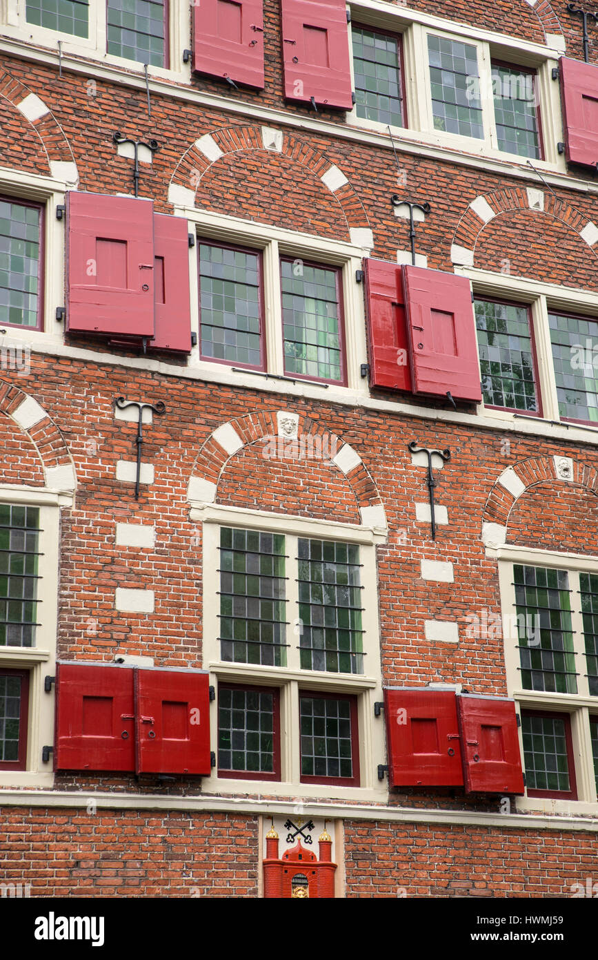 Shuttered windows, Amsterdam Stock Photo - Alamy