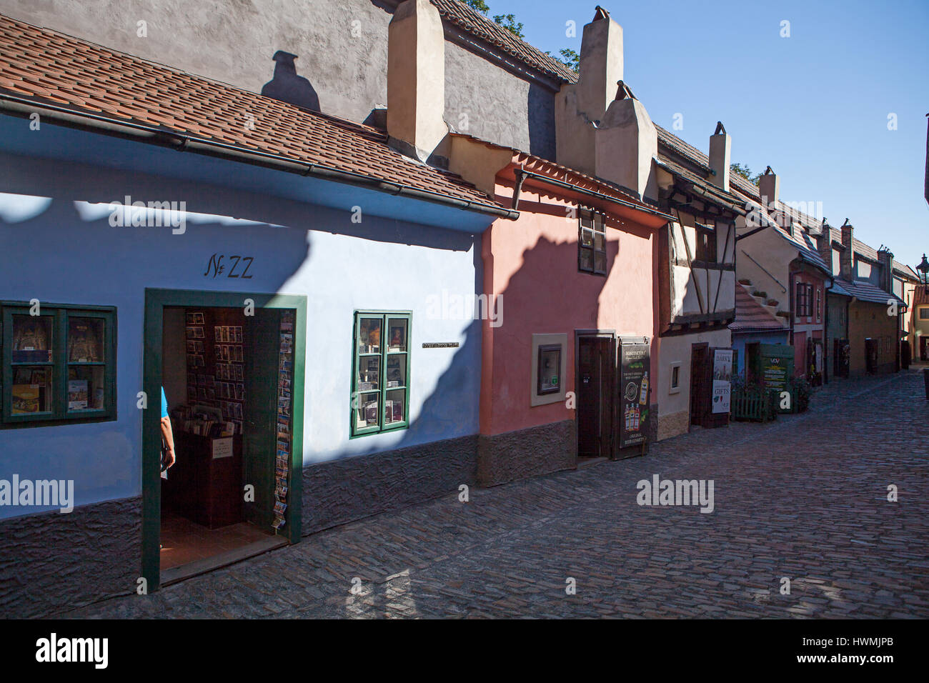Golden Lane, Prague Castle, Prague, Czech Stock Photo - Alamy