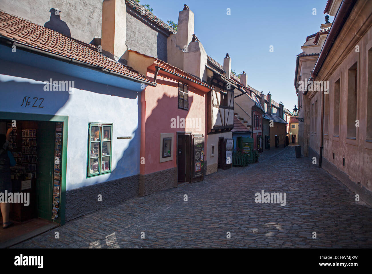 Golden Lane, Prague Castle, Prague, Czech Stock Photo - Alamy