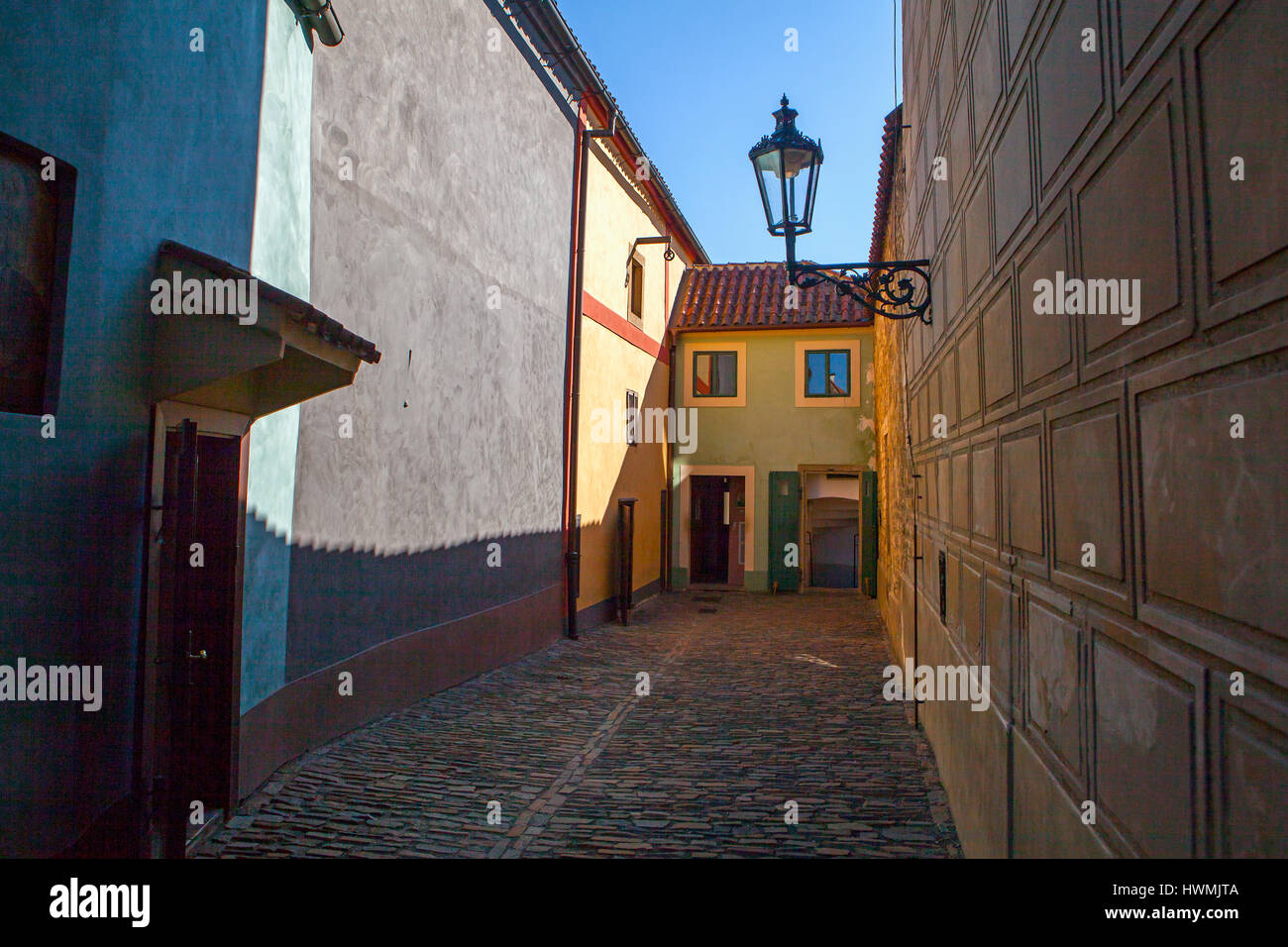 Golden Lane, Prague Castle, Prague, Czech Stock Photo - Alamy