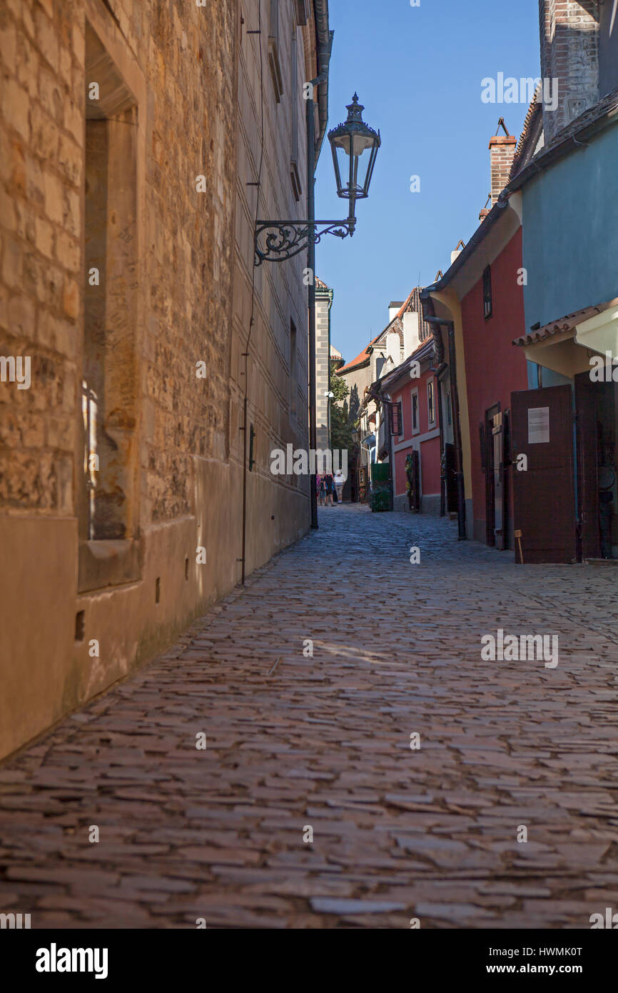 Golden Lane, Prague Castle, Prague, Czech Stock Photo - Alamy
