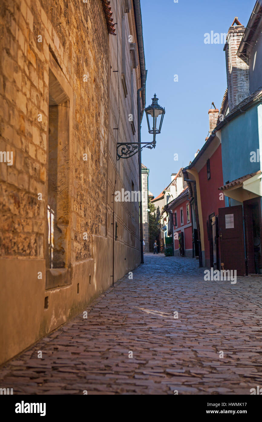 Golden Lane, Prague Castle, Prague, Czech Stock Photo - Alamy