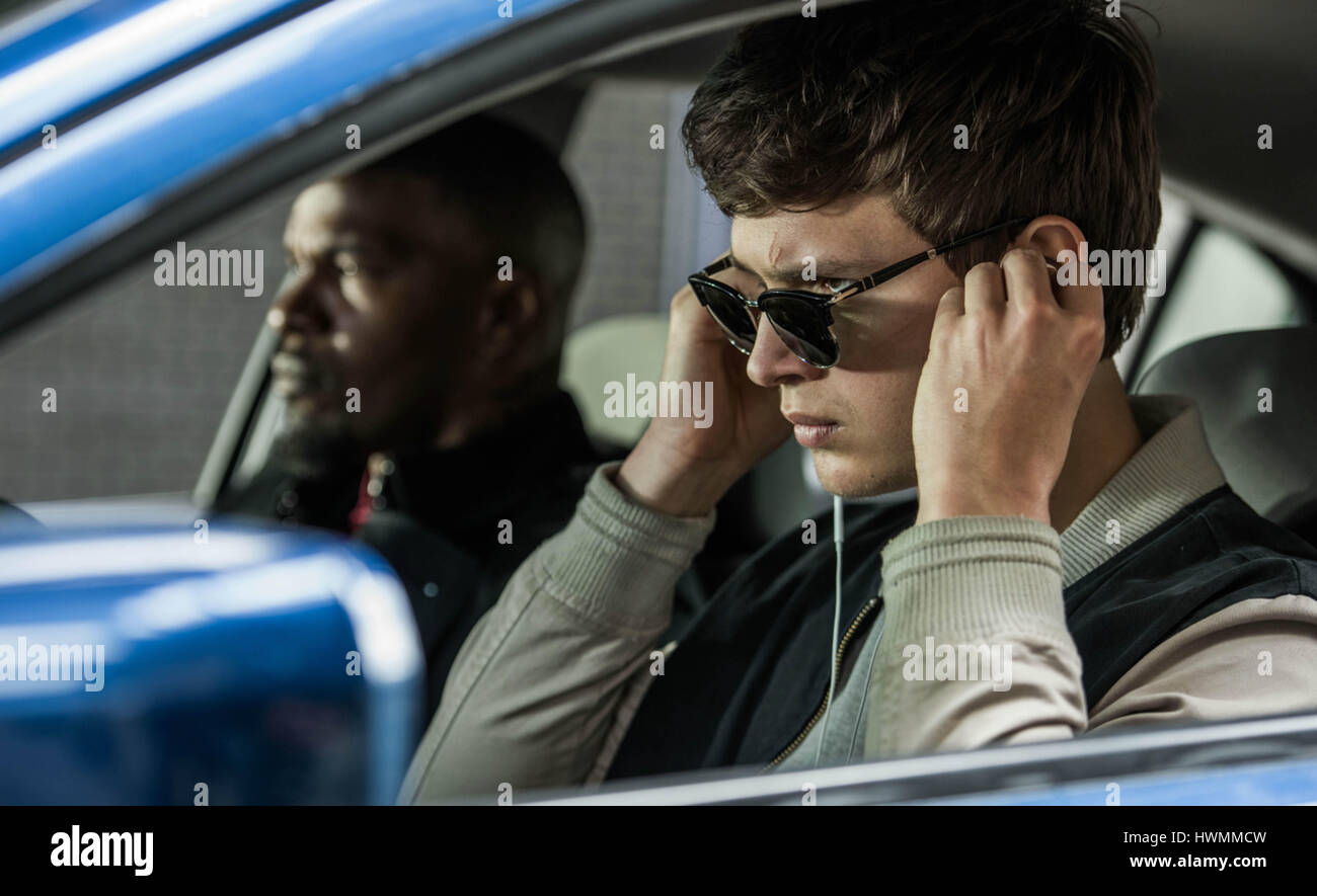 BABY DRIVER (2017) JAMIE FOXX ANSEL ELGORT EDGAR WRIGHT (DIR) SONY ...