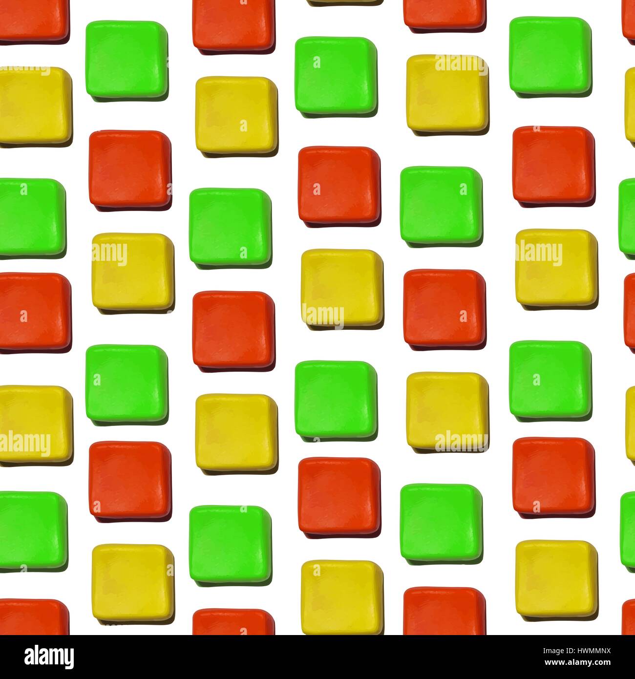 Seamless vector pattern made up of geometric shapes clay Stock Vector ...