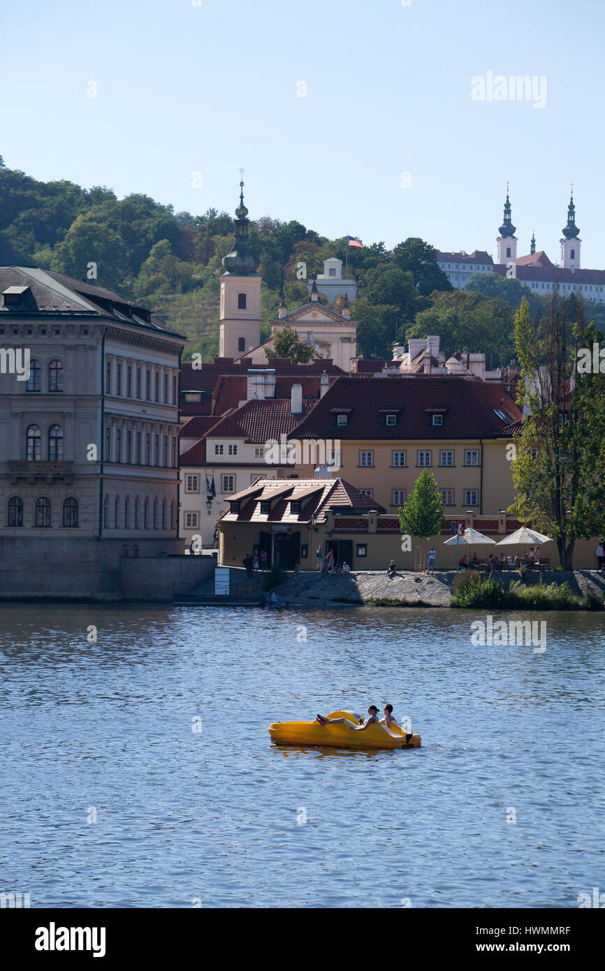 Prague city vltava river hi-res stock photography and images - Alamy